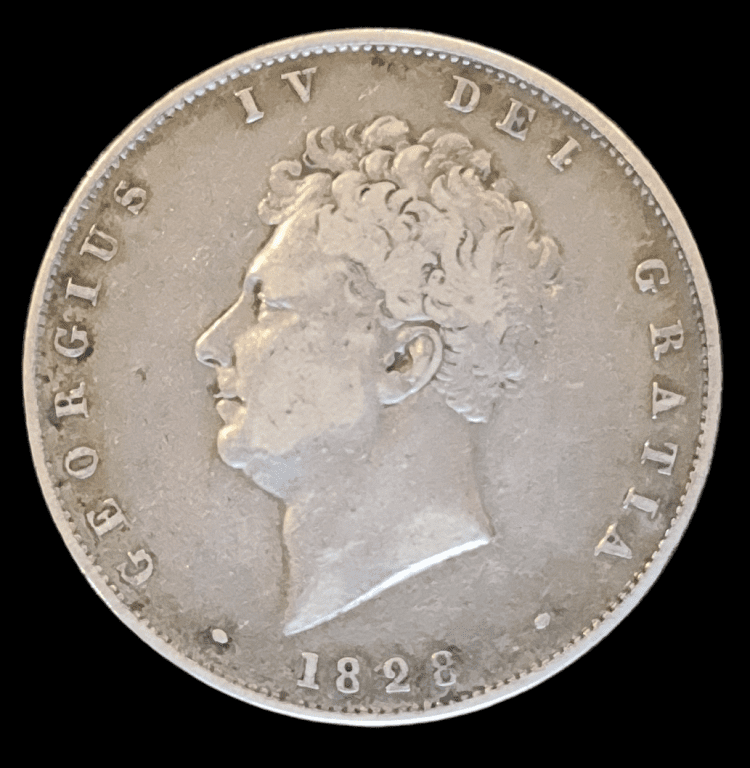 George IV 1828 Half Crown Obverse - GM Coins | Premier UK Coin Dealers