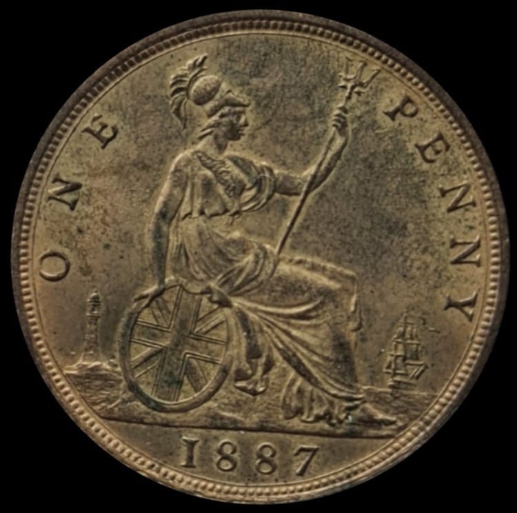 Victoria (1837-1901), bronze Penny, 1887 - GM Coins | Premier UK Coin ...