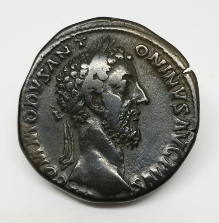 Roman Empire, Commodus (177-192 AD), Sestertius Rome mint, 183 AD - GM ...